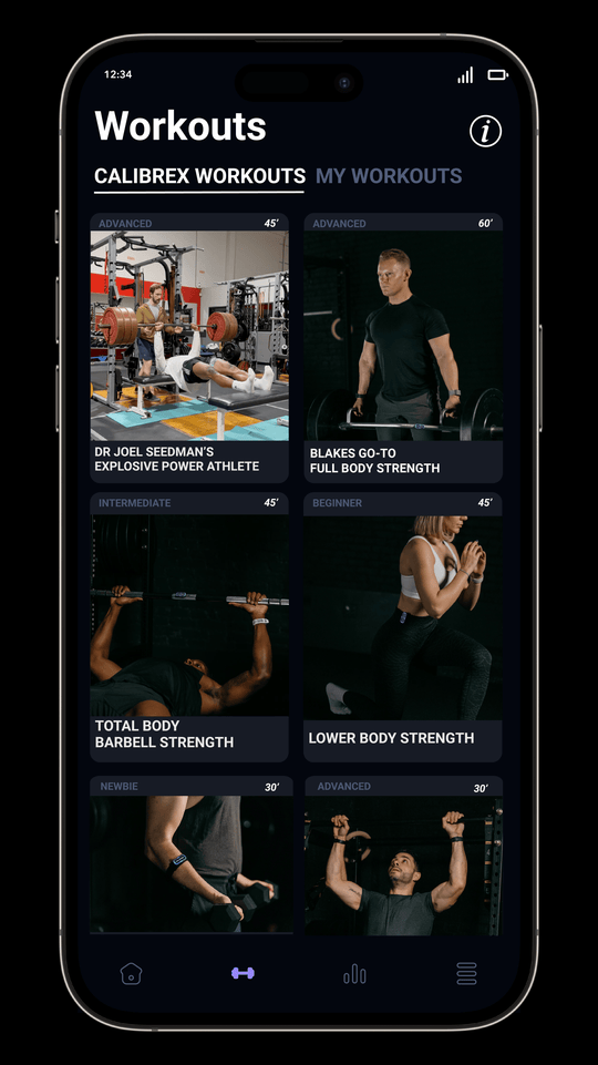 Calibrex | An elite fitness coach in your pocket