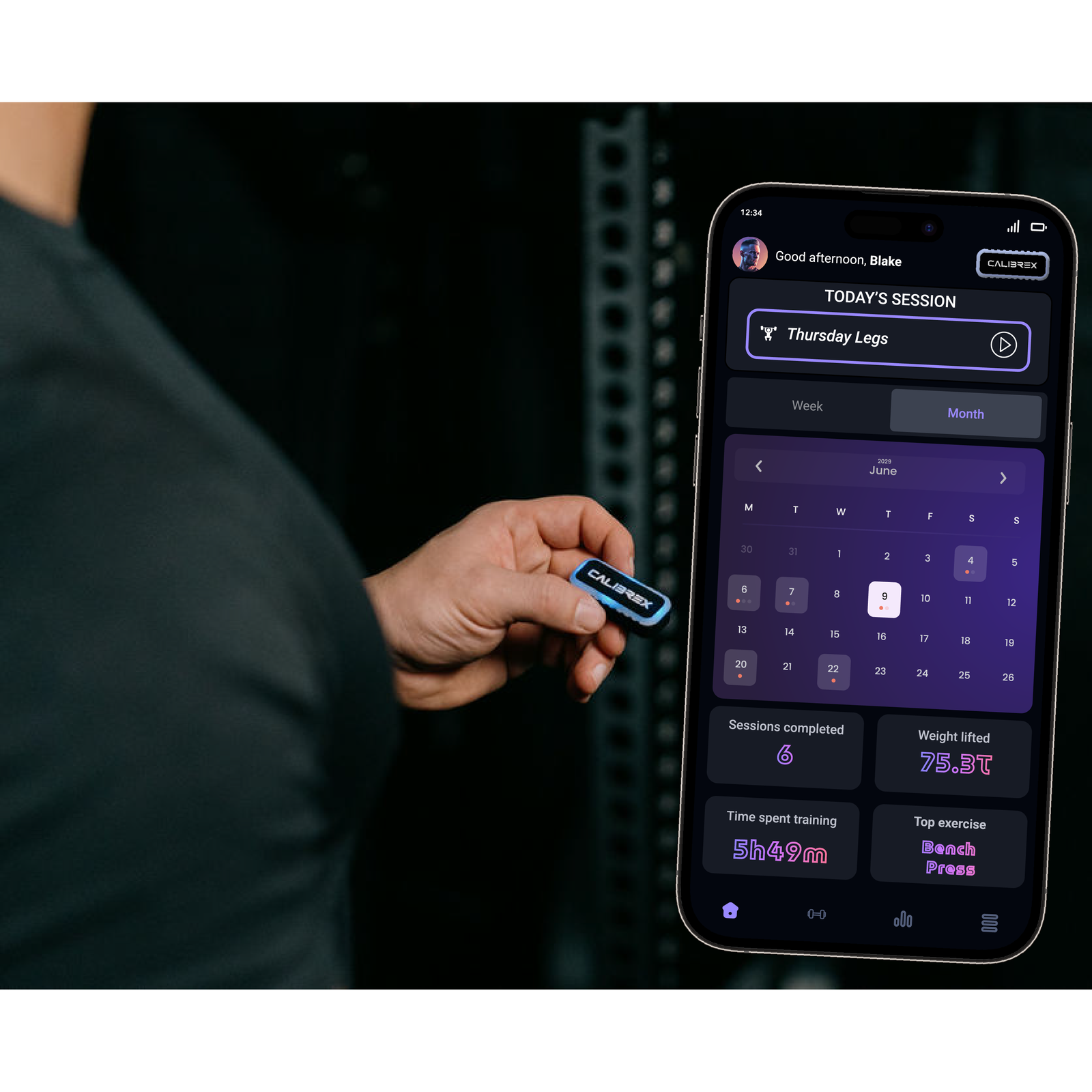 Calibrex | Personal portable strength trainer & Workout Tracker