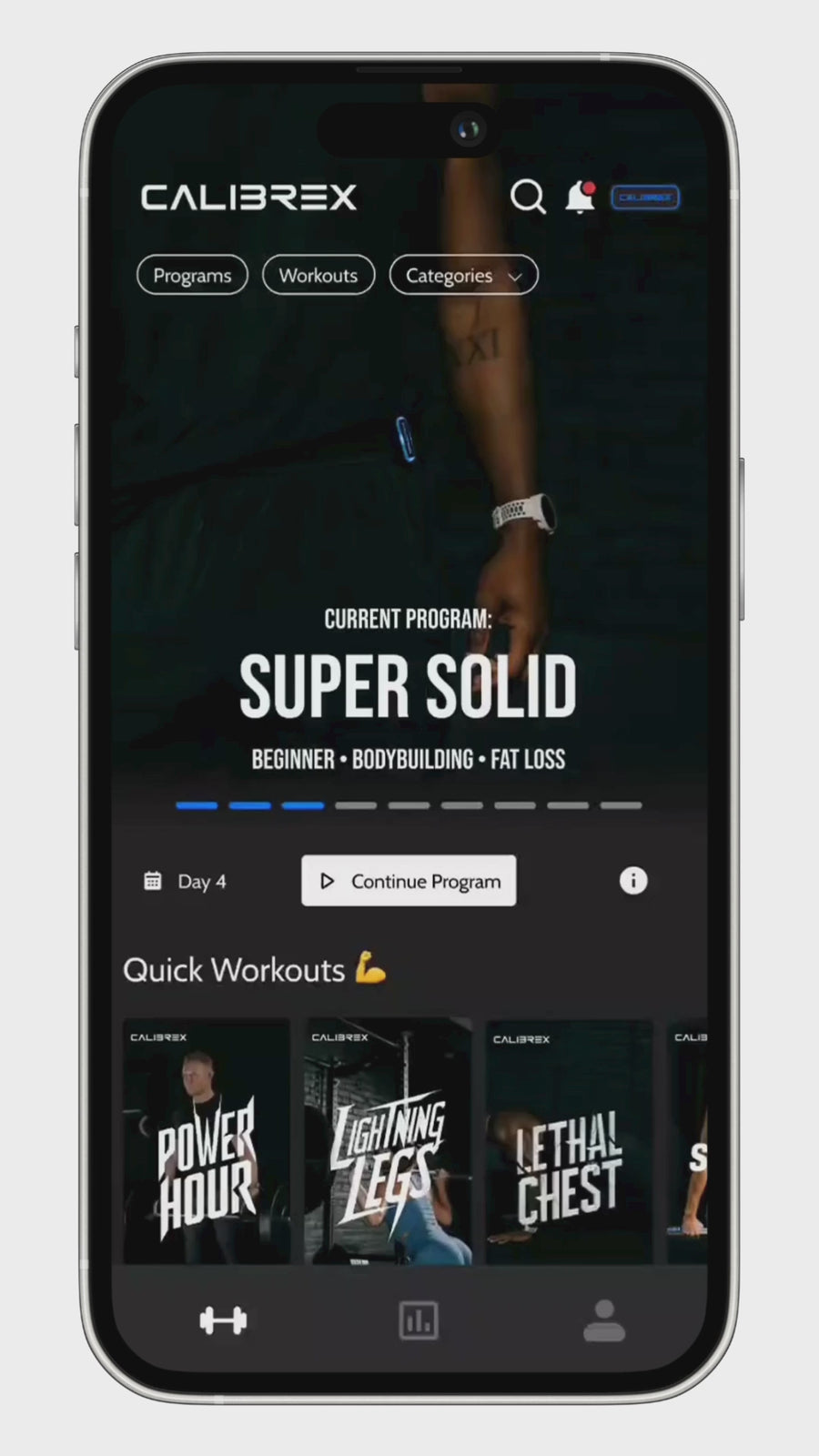 Calibrex | Revolutionary personal training. At 1/40th the cost.